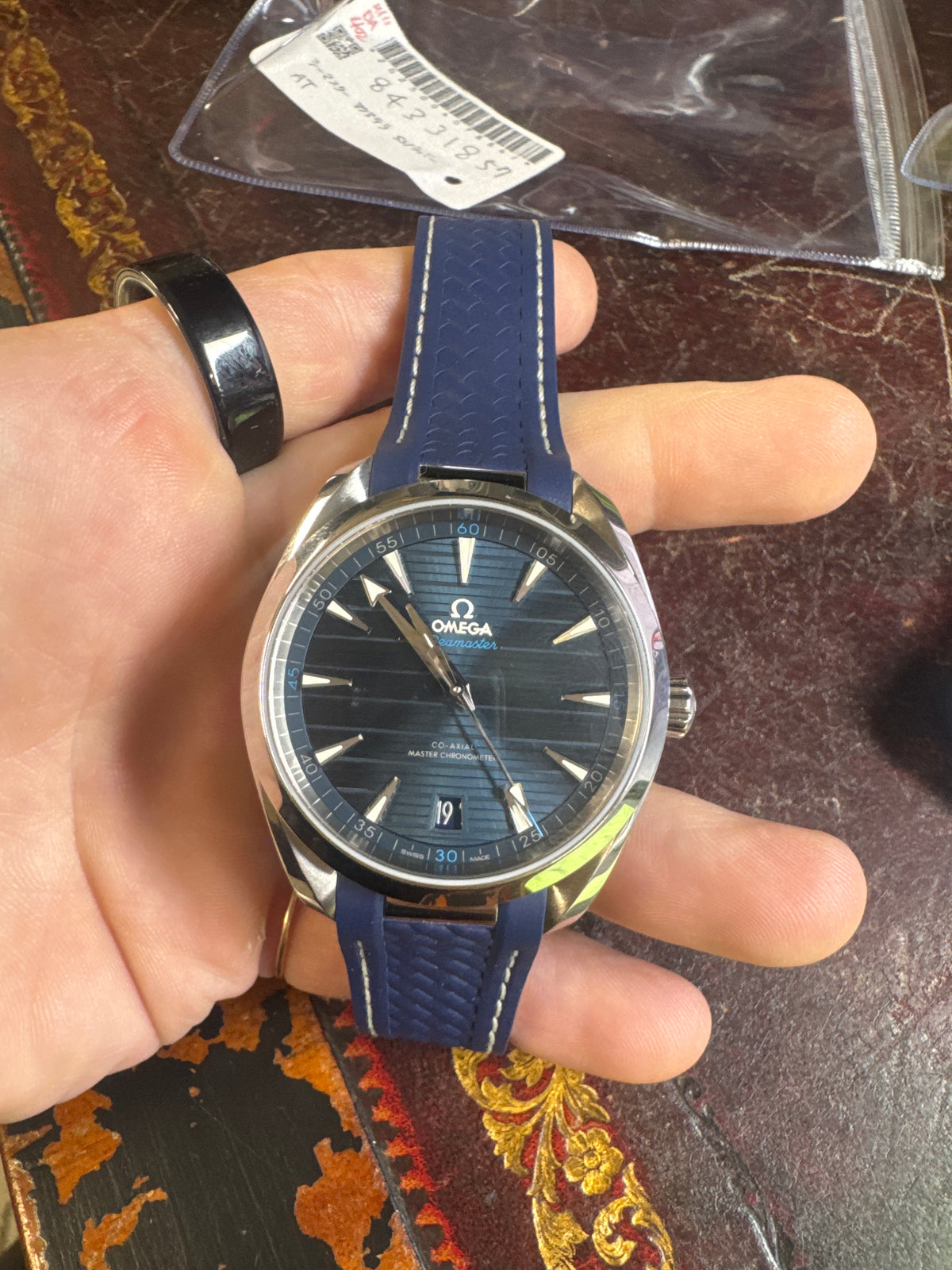 Omega Seamaster Aqua Terra Automatic Blue Dial Men's Watch | QUEEN MAY