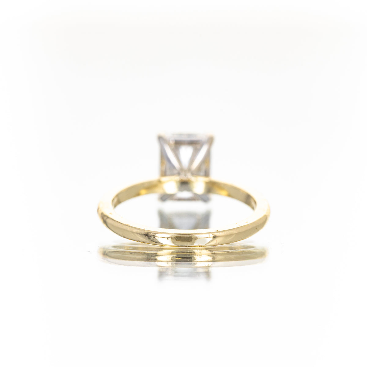 Lab Grown 2.12 Carat Cushion Cut Diamond Solitaire Engagement Ring ...