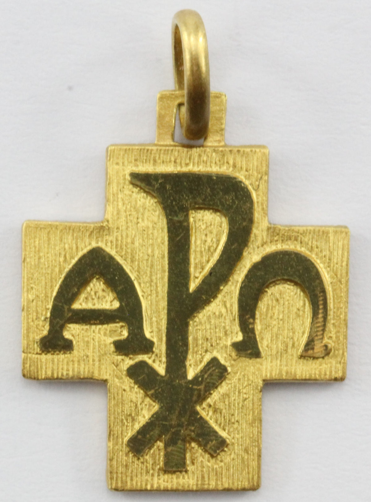 18K Gold Savelli Italy Vaticano / Vatican Cross Pendant in Box w/ Tag ...