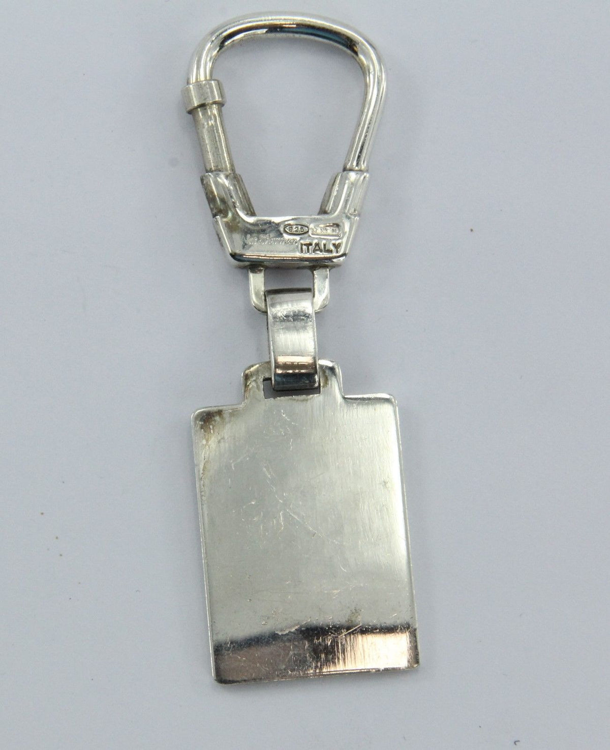 Vintage Sterling Silver Red Enamel Jaguar Nat Sherman Italian Key Chai ...